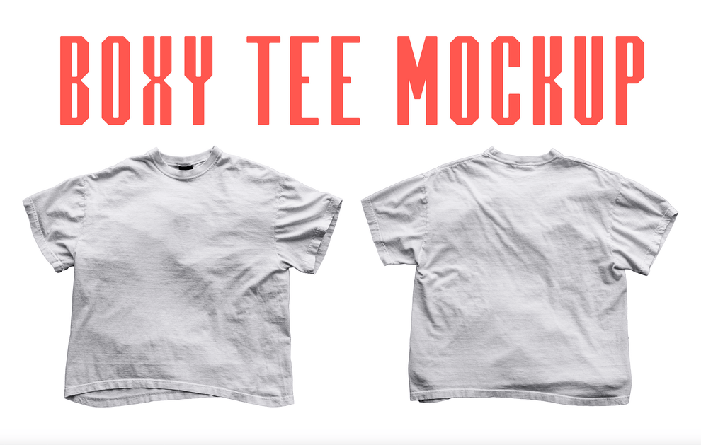 Boxy Tee Mockup – New Union Market